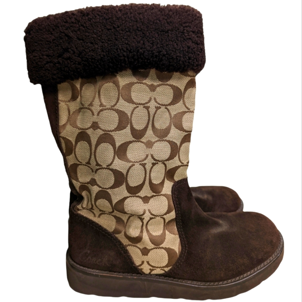 Coach Signature Logo Boots - Gem